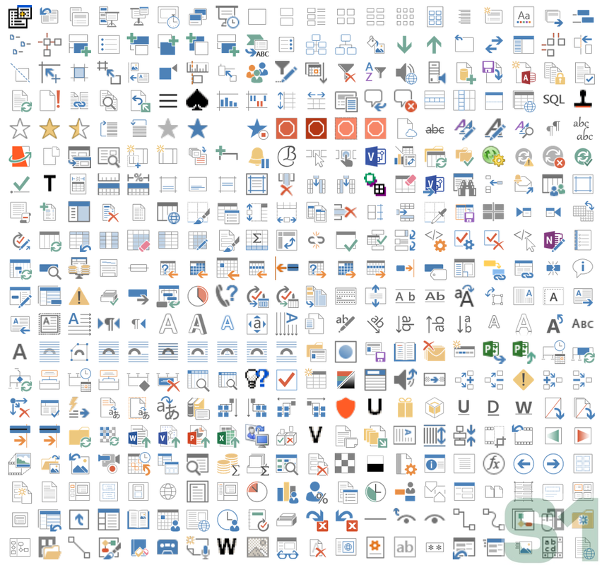 Excel Icons: Image Gallery for custom Ribbon controls Excel Icons: Image Gallery for custom Ribbon controls